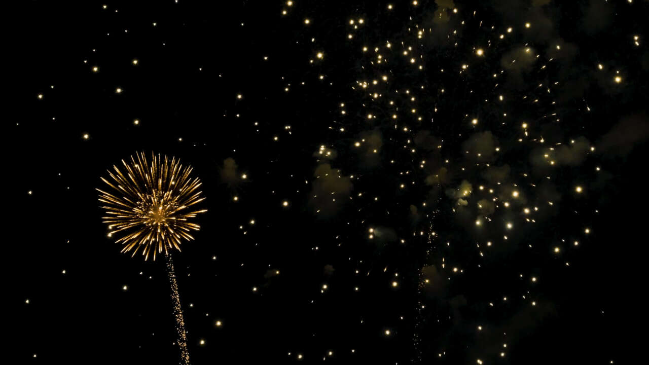 4k UHD Fireworks Video Black Footage Download, FWCK 2022 Edition, Peony ...